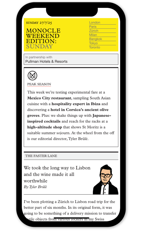 Newsletters - Monocle