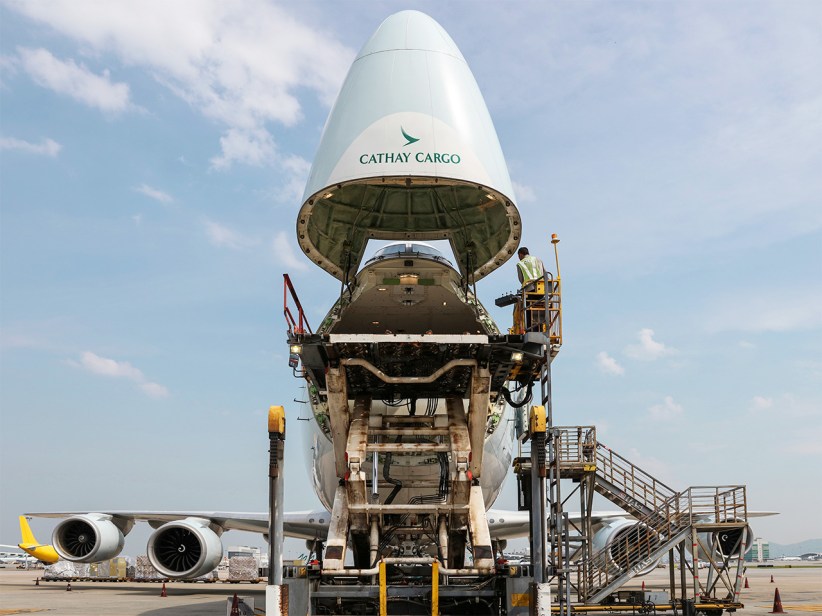 Cathay Pacific’s cargo hub at Hong Kong International Airport is a ...