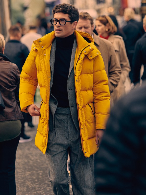 Festive menswear: smart layers for holiday shopping